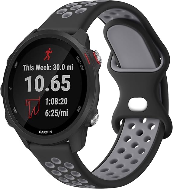 Amazon.com: Meliya Bands Compatible with Garmin Forerunner 245/645 Band ...
