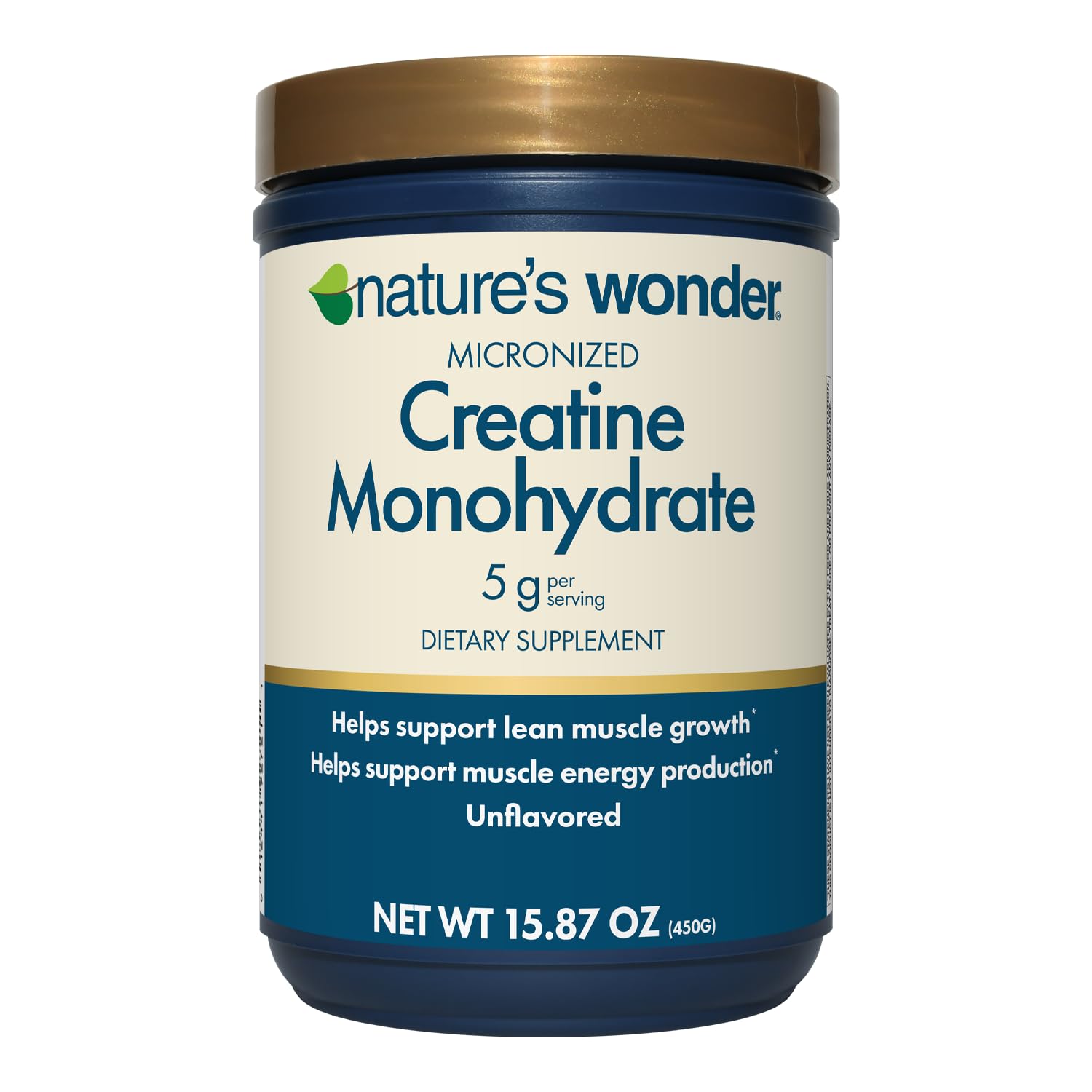 Amazon.com: Nature's Wonder Micronized Creatine Monohydrate Powder 5g ...