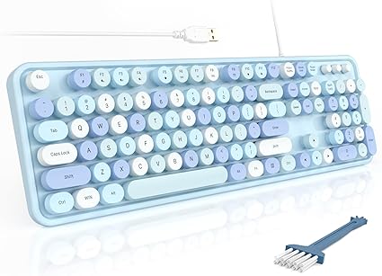 Amazon.com: MOFII Computer Keyboards Wired, Plug Play USB Full Size ...