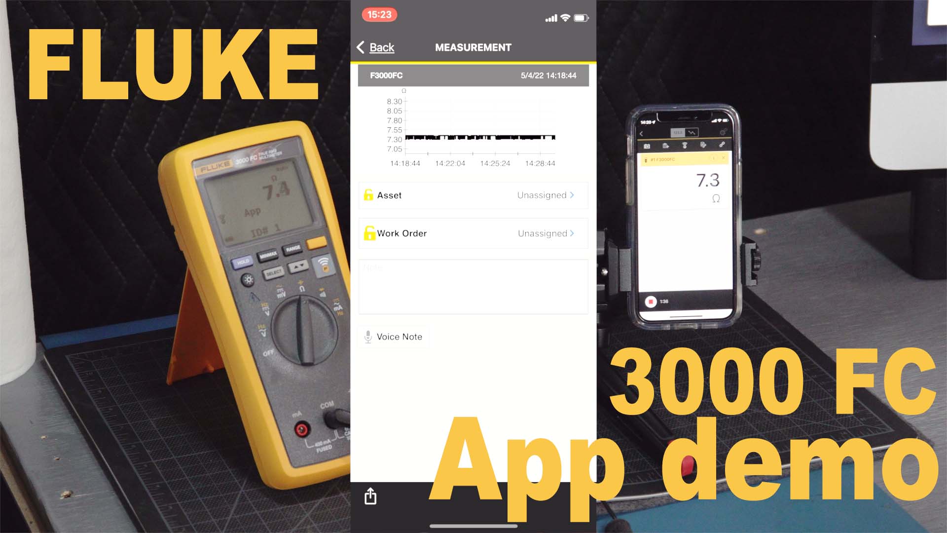 Watch Fluke 3000 FC APP Demo and Data Examples on Amazon Live
