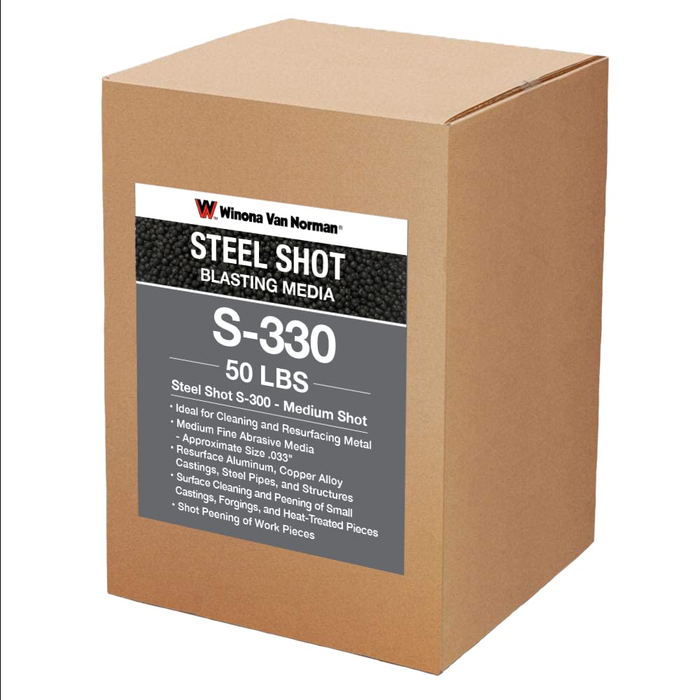 Amazon.com: Steel Shot S-330 - Blasting Media - Medium Shot Size (50lb ...