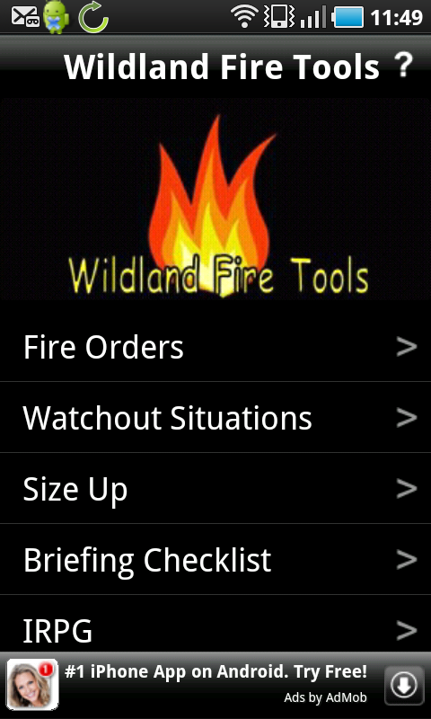 Wildland Fire Tools - App on Amazon Appstore