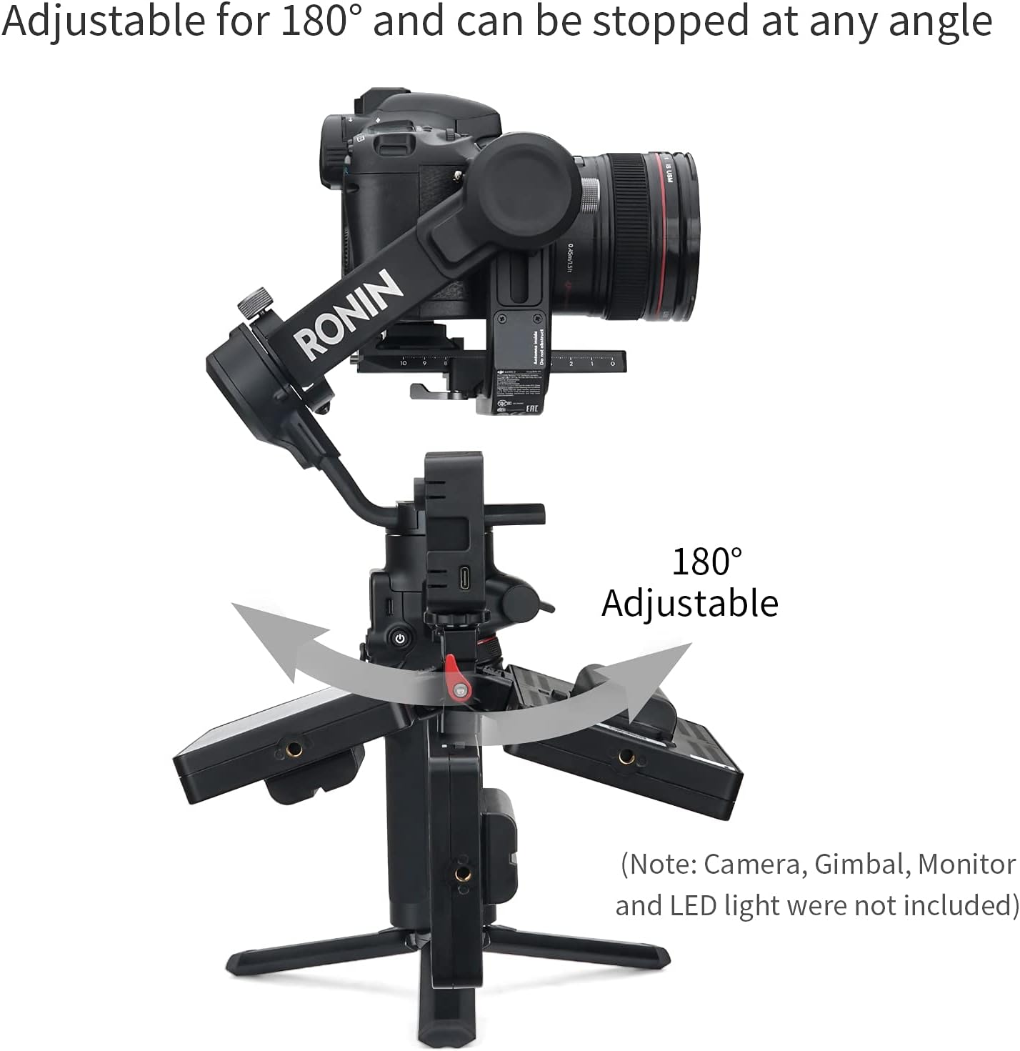 ANDYCINE Adjustable Camera Monitor Mount with NATO Clamp,Monitor Mount ...