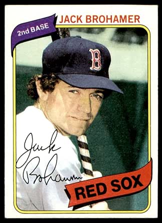 Amazon.com: Baseball MLB 1980 Topps #349 Jack Brohamer Red Sox ...