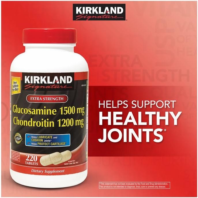 Amazon.com: Kirkland Signature Glucosamine HCI 1500mg Chondroitin ...