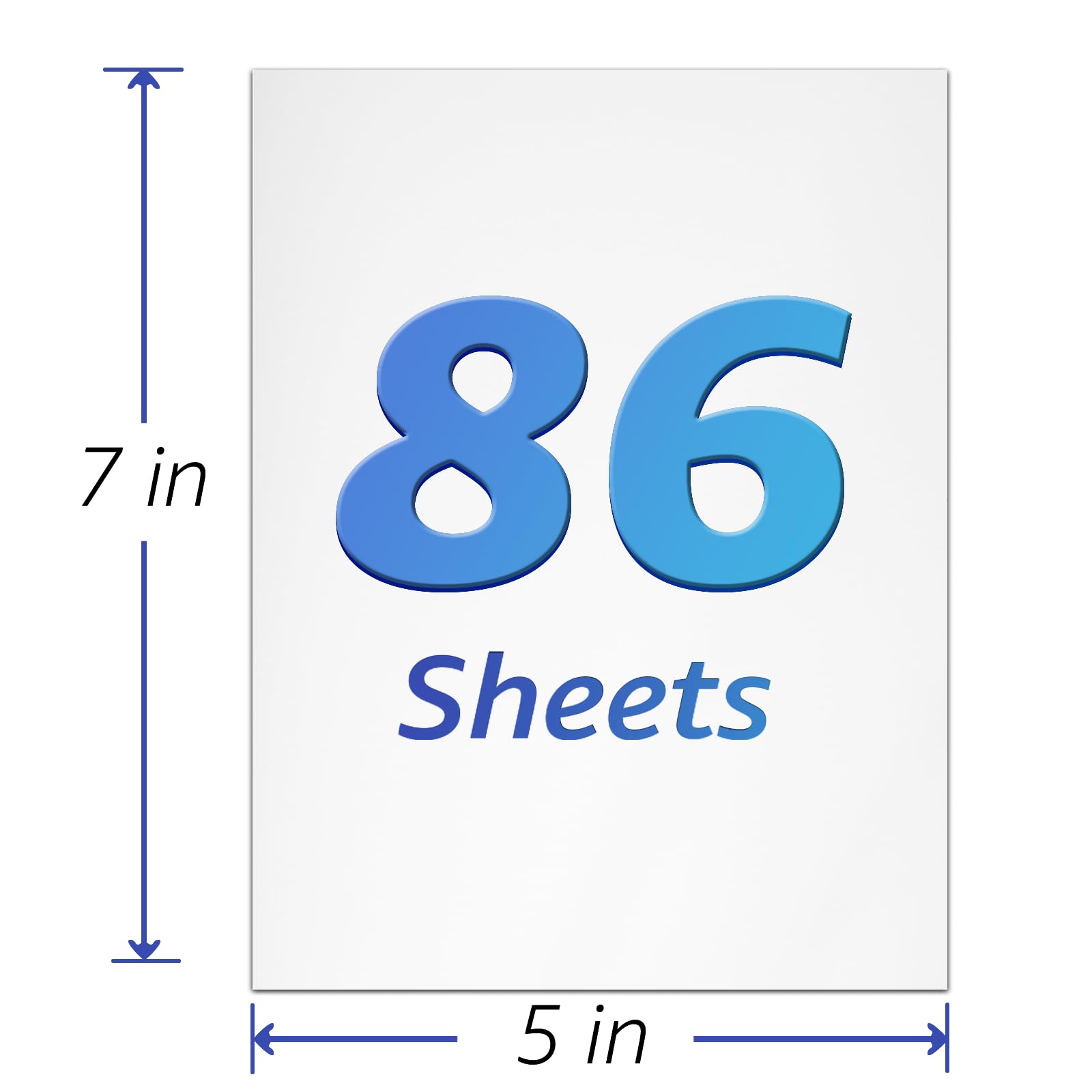 Snapklik.com : 86 Sheets White Cardstock Paper, Cardstock Printer Paper ...