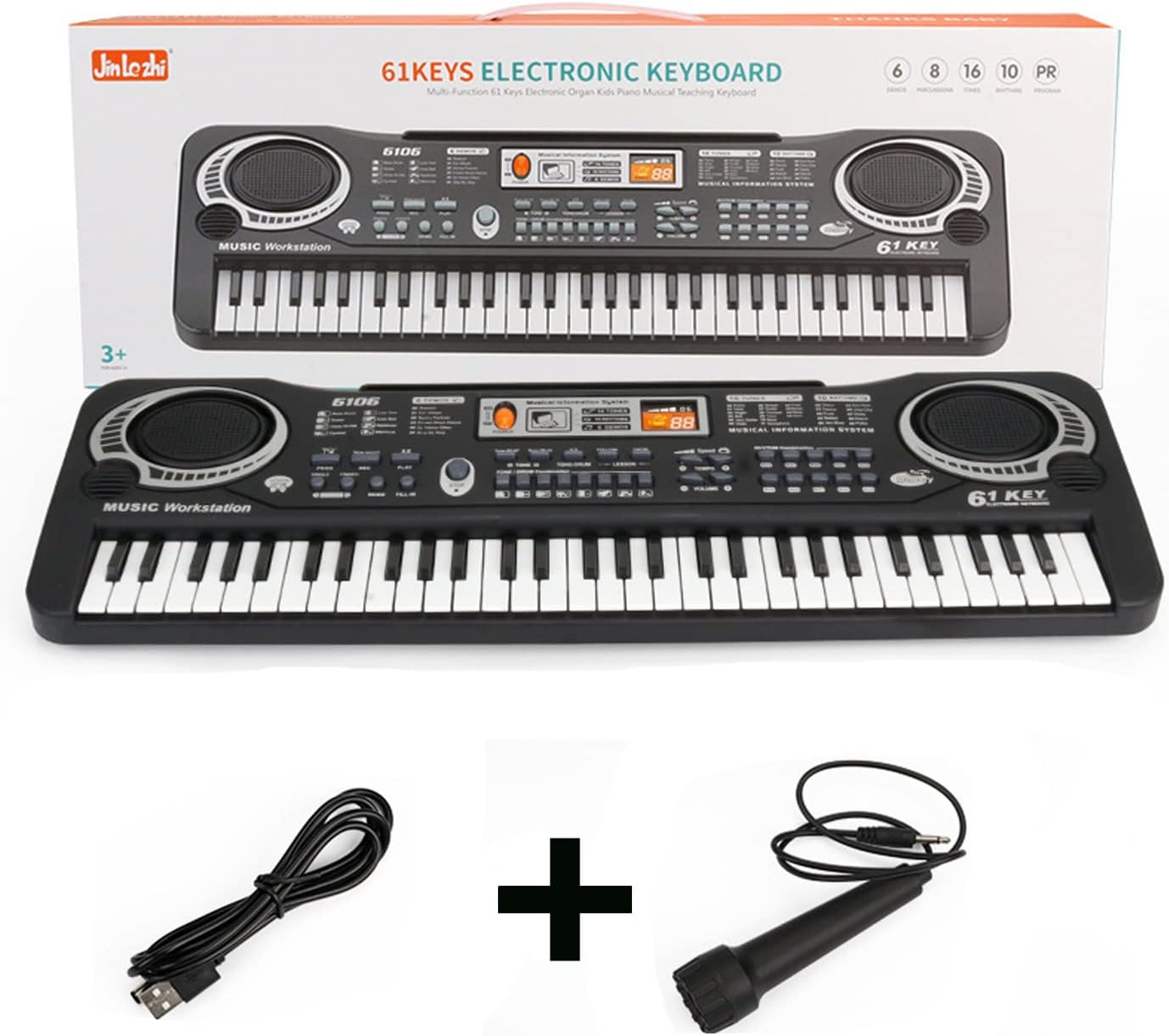 Children's electronic plano 61-key mult-function electronic keyboard ...