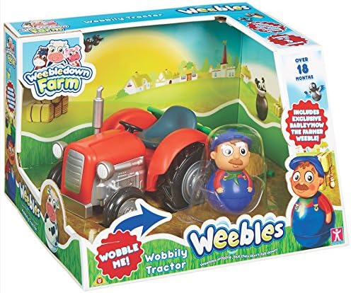 Character Options Kids Weebledown Farm Wobbily Tractor And Farmer ...