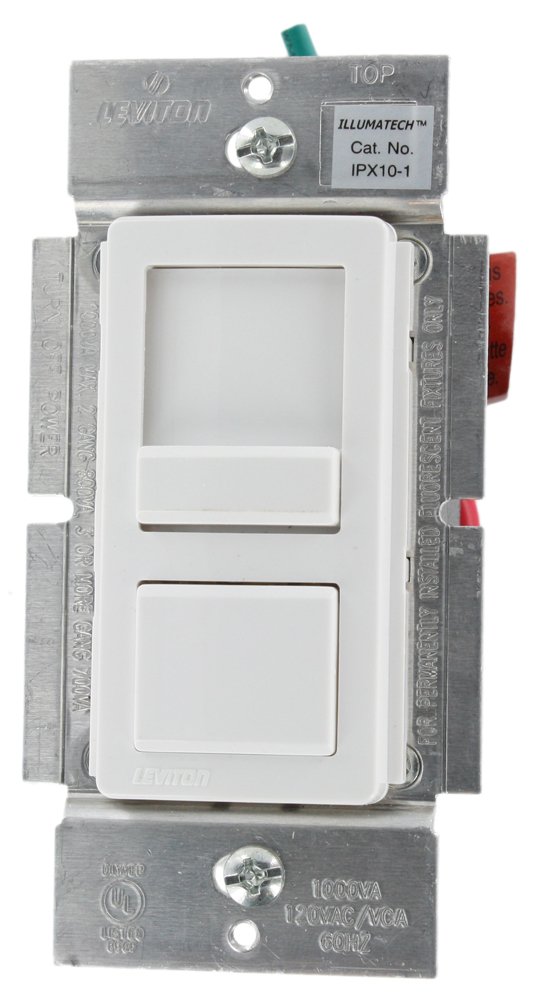 Leviton IllumaTech Dimmer Switch for Fluorescent Mark 10 Ballasts ...