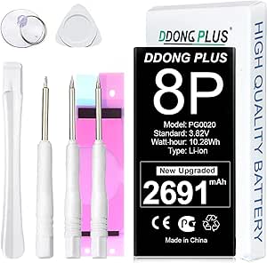 Amazon.com: [2021 Upgraded] Replacement Battery for iPhone 8 Plus 8P A1864 A1897 A1898 Original ...