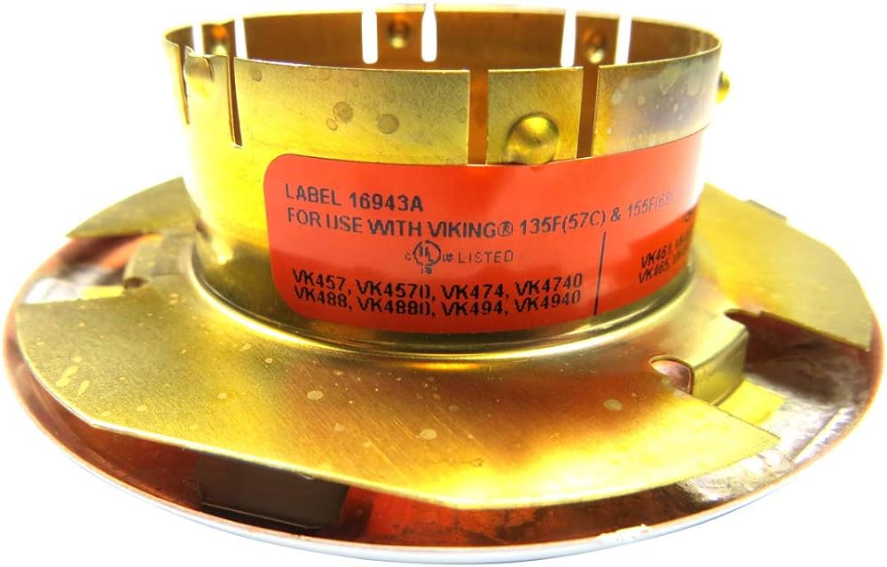 Viking Sprinkler Cover Plate Finishes