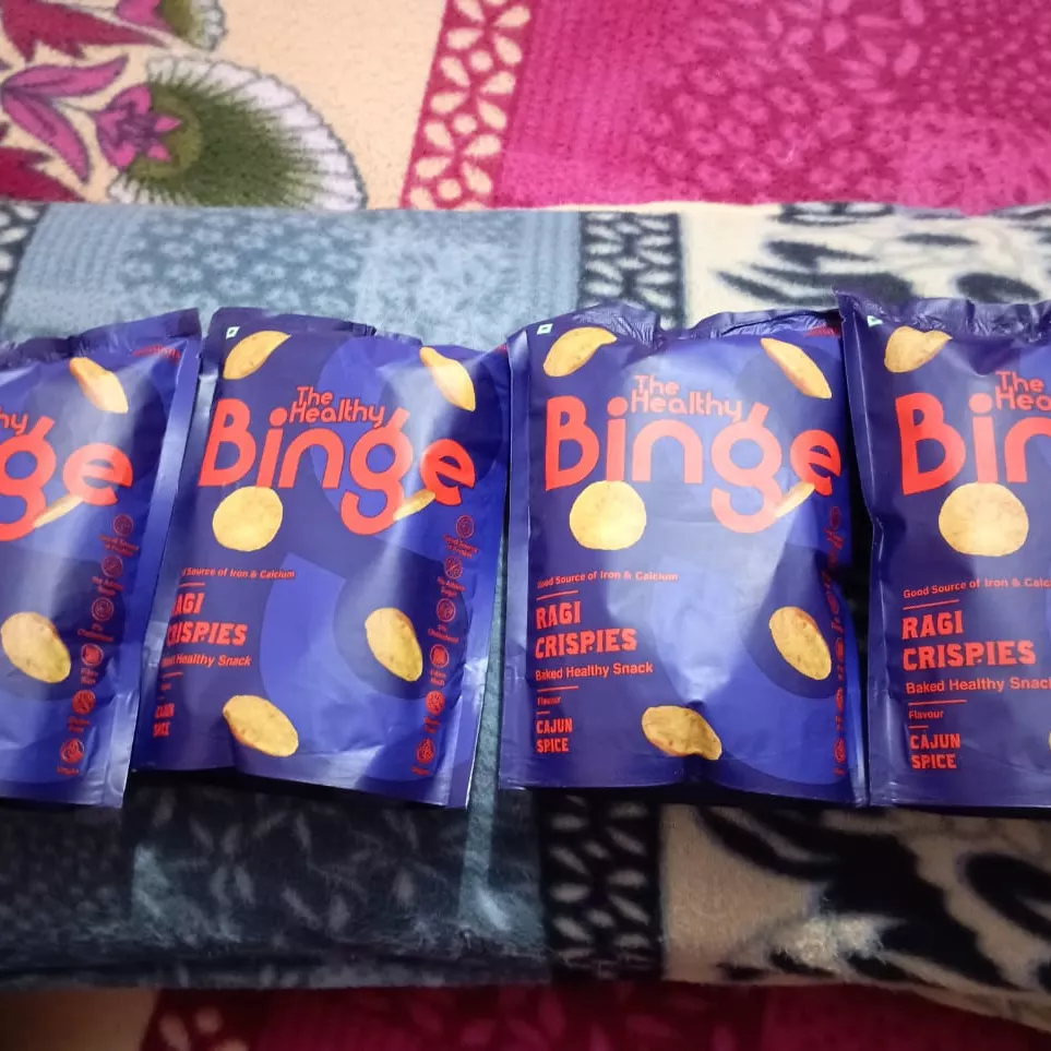 The Healthy Binge Ragi Chips Baked Chips Snacks Healthy snacks for kids ...