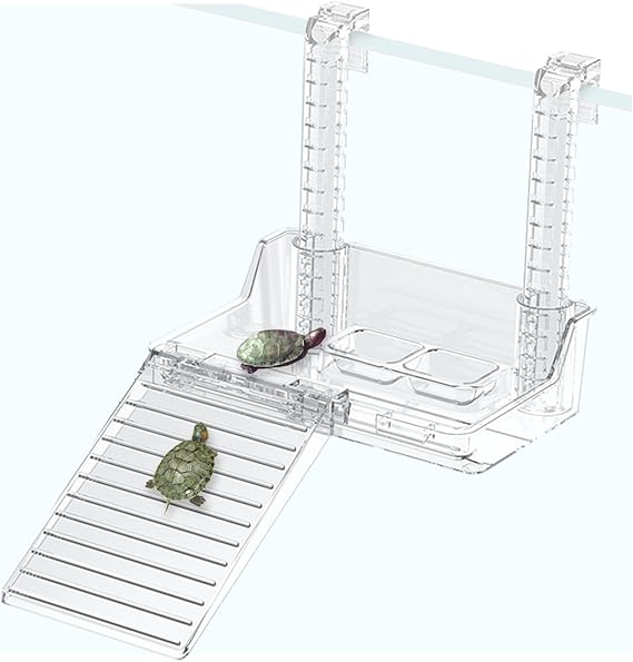 Amazon.com: La La Pet Elevated Hanging Turtle Basking Platform with ...