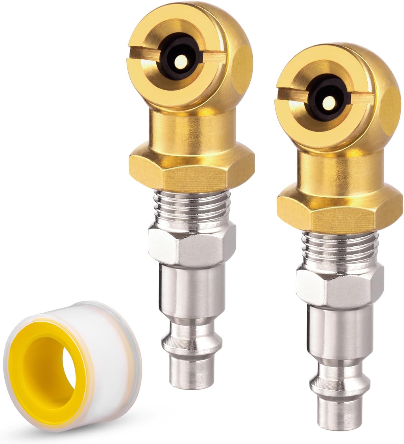 Amazon.com: SAFELIFE Ball Air Chuck Tire Inflator, 1/4'' FNPT Closed ...