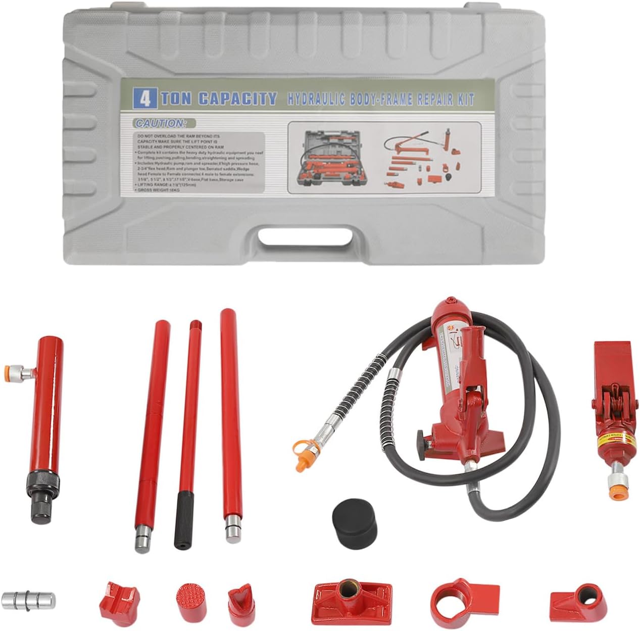 Amazon.com: 6 Ton Porta Power Hydraulic Jack Auto Body Frame Repair Kit ...