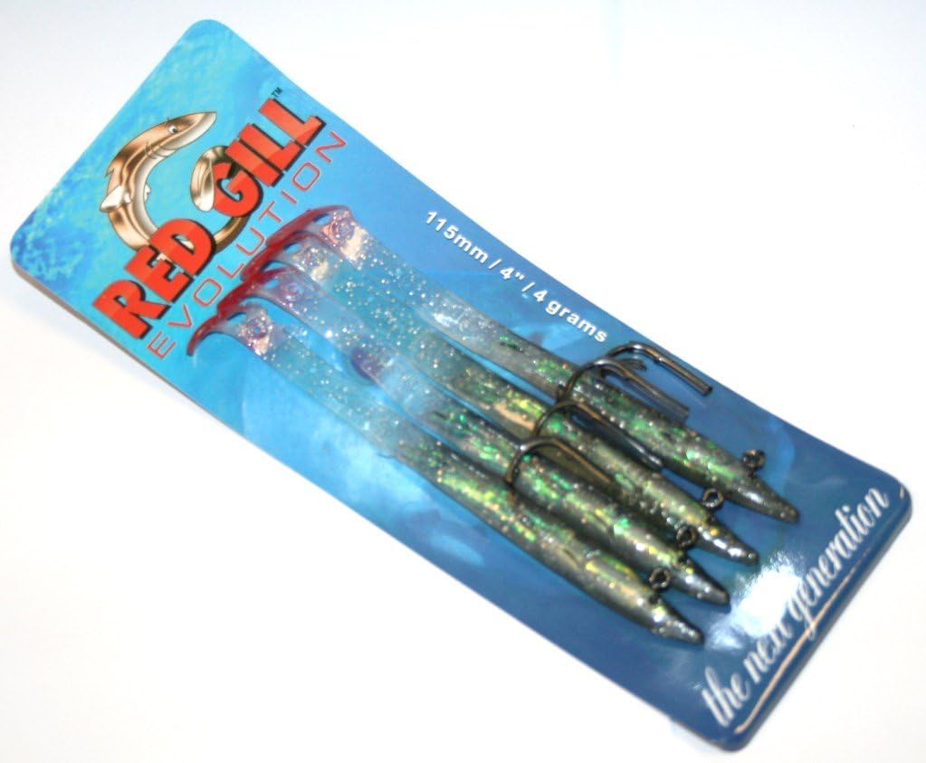 Amazon.com : Red Gill Evolution - 115mm Sand Eel Imitation Fishing ...