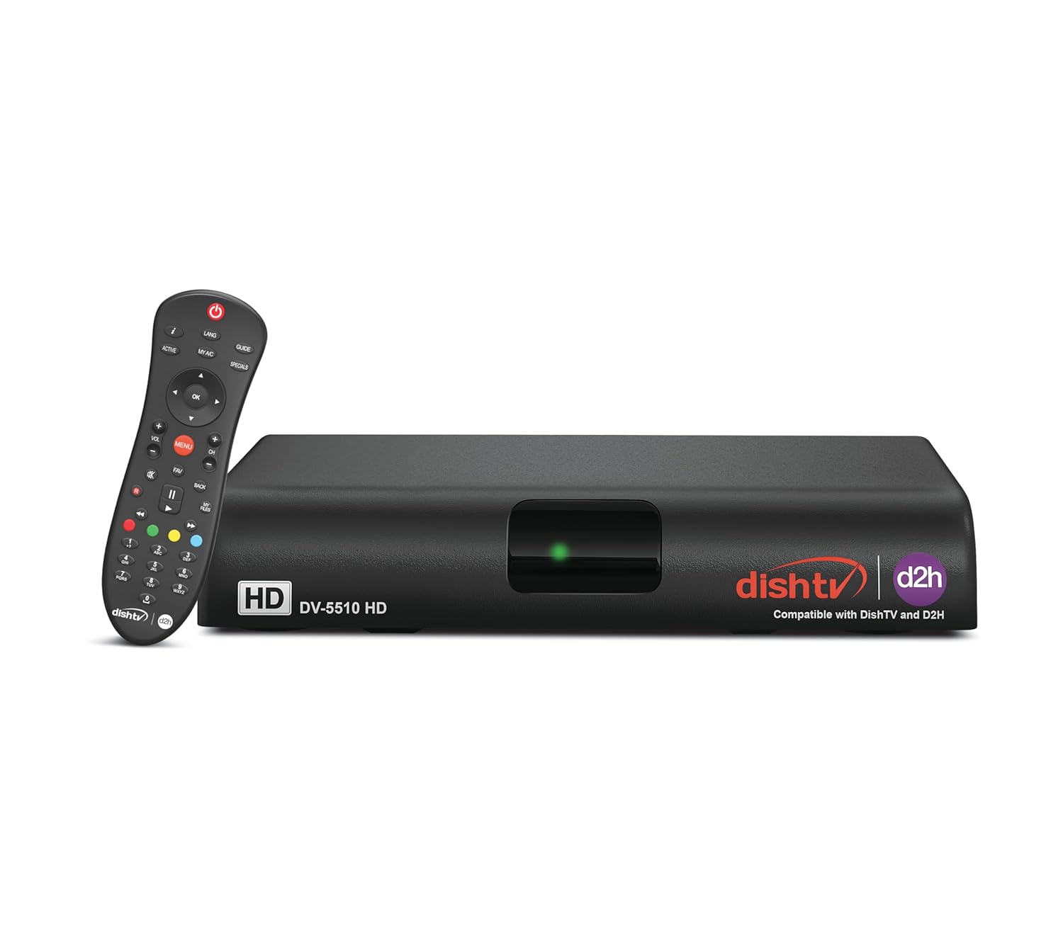dishtv Smart+ HD Only Set Top Box | DTH Connection | Odiya | 1 Month Royale Sports Kids SD Pack ...