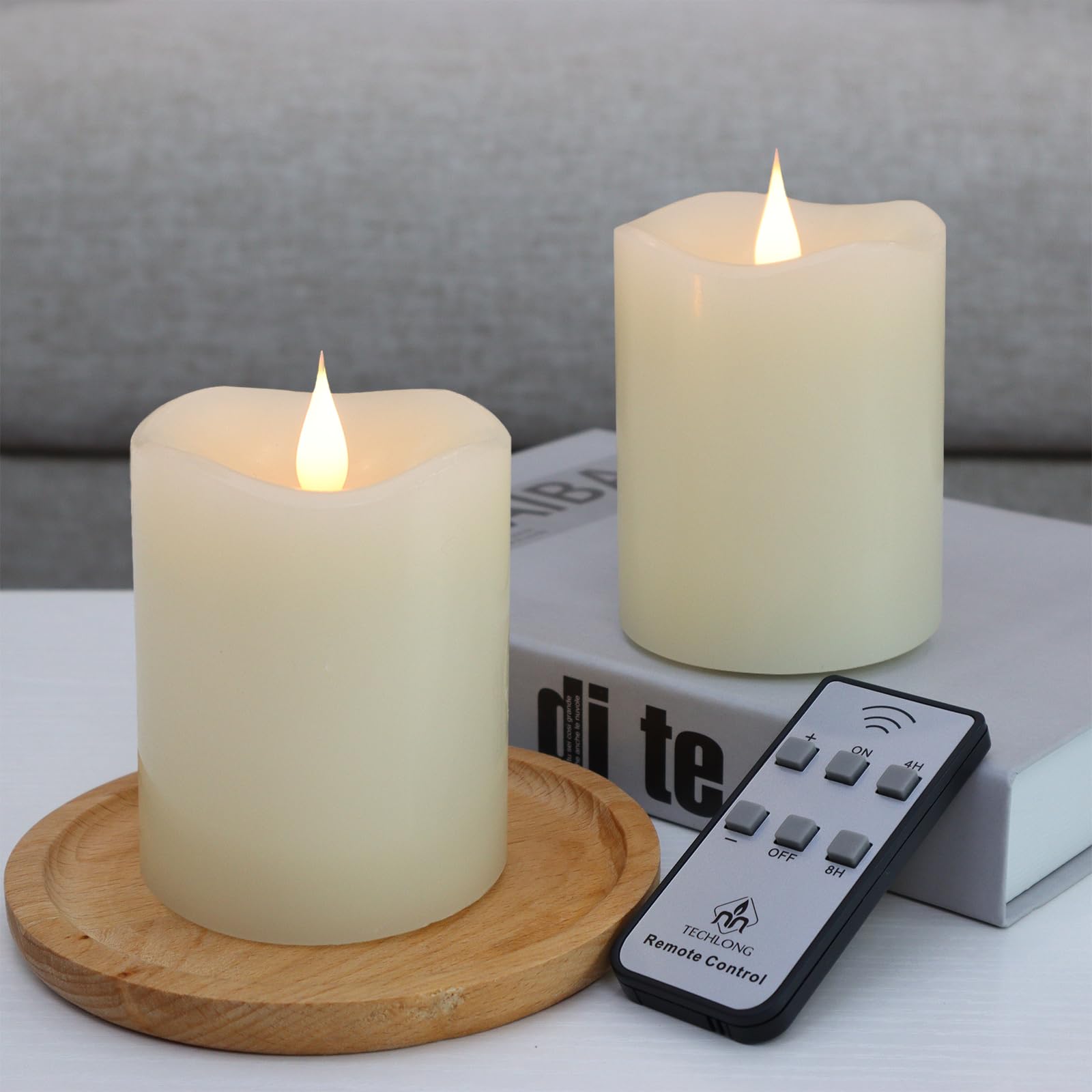 Amazon.com: TECHLONG Flameless Candles Battery Operated with Remote ...