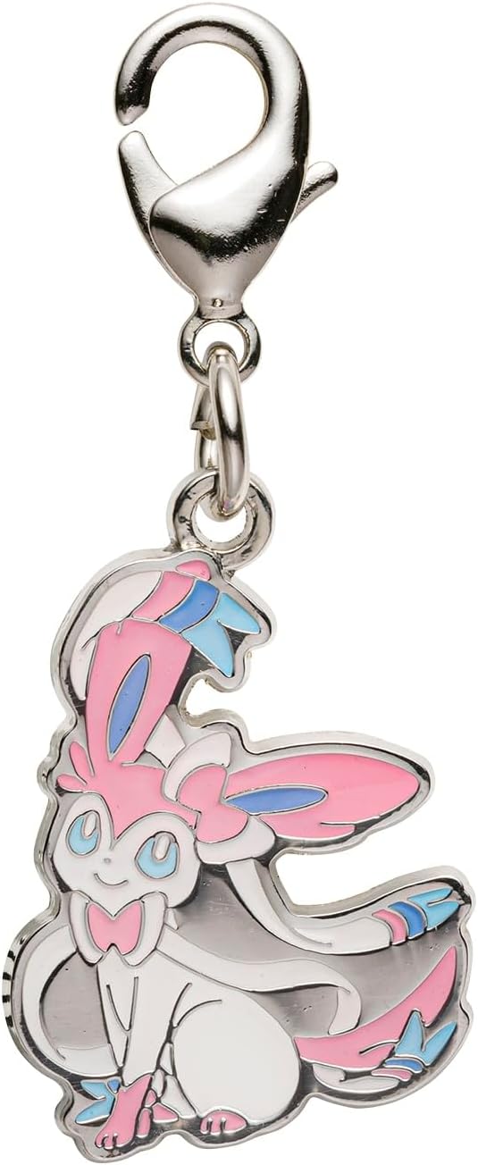 Amazon.com: Sylveon - Metal Charm – Pokemon Center Japan – Keychain ...