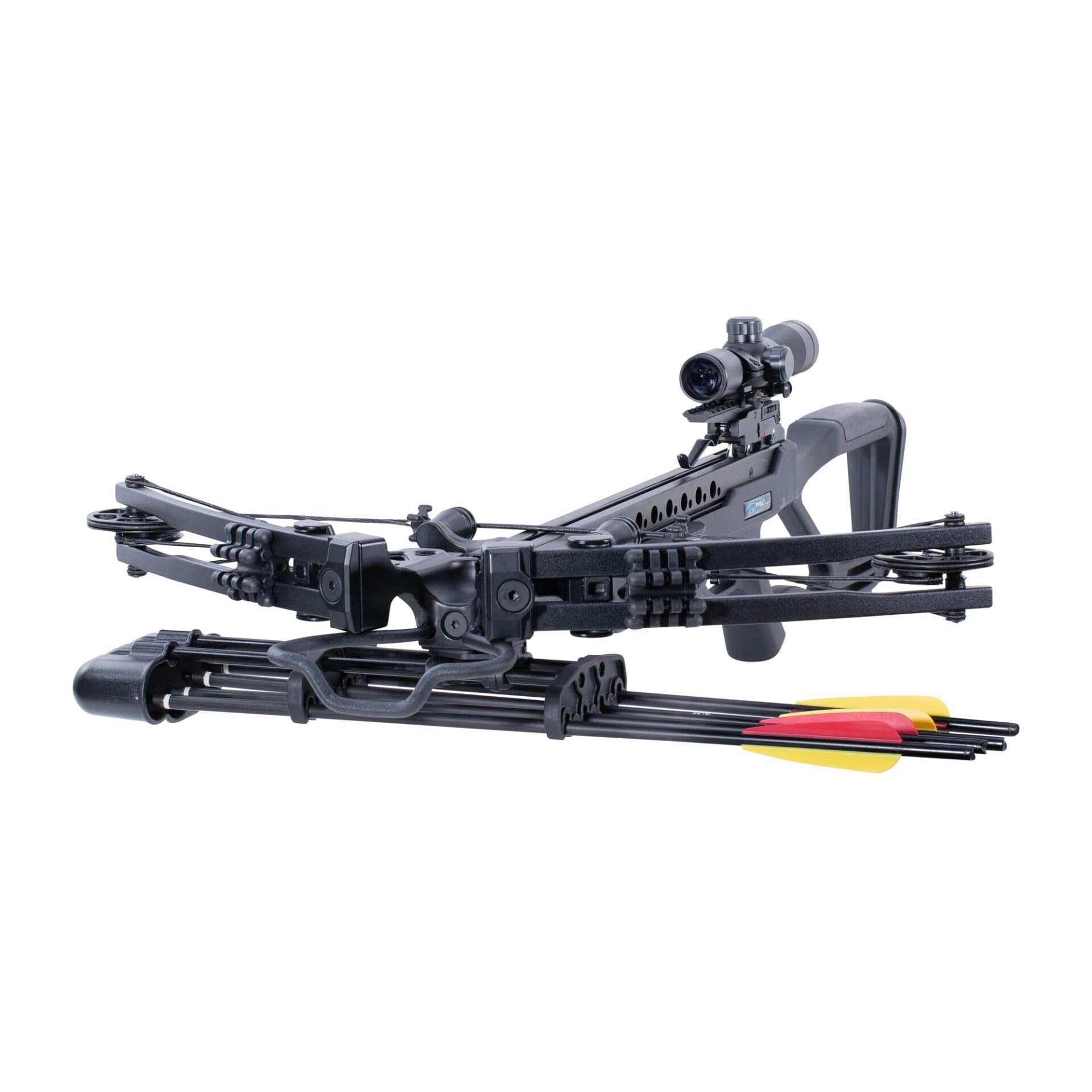 MK-XB86BK Black 185lb Compund Crosssbow - 37 Inches Total Length ...