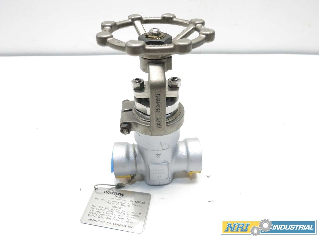 NEW FLOWSERVE 800 SW 1 IN 800 STEEL SOCKET WELD WEDGE GATE VALVE ...