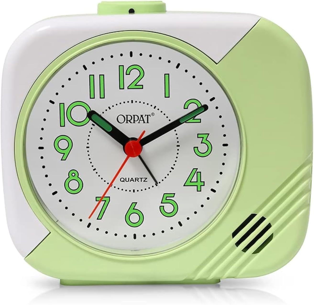 Buy OREVA AA3507 Plastic LED Alarm Table Clock with 4 Step Buzzer Sound (Blue, 9.4 cm x 3.9 cm x ...