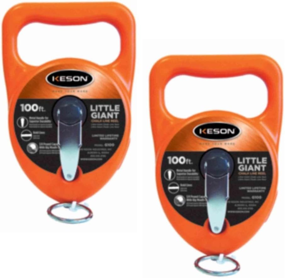 Keson G100 Little Giant Line Chalk Box - 100ft. (2 Pack) - Amazon.com