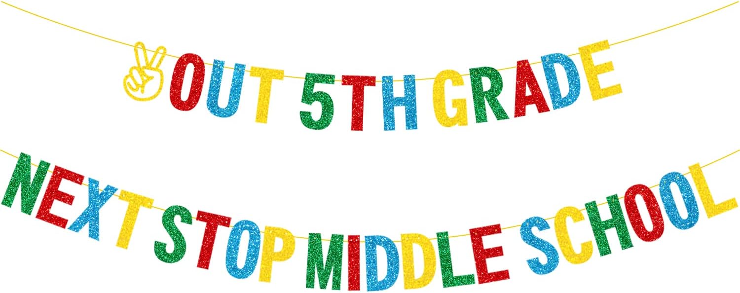 Amazon.com: 5TH Grade Graduation Hanging Swirls, 5TH Grade Graduation ...