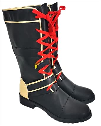 Amazon.com: ZACKZIK Manga World Cosplay Boots Boot Shoes Shoe for ...