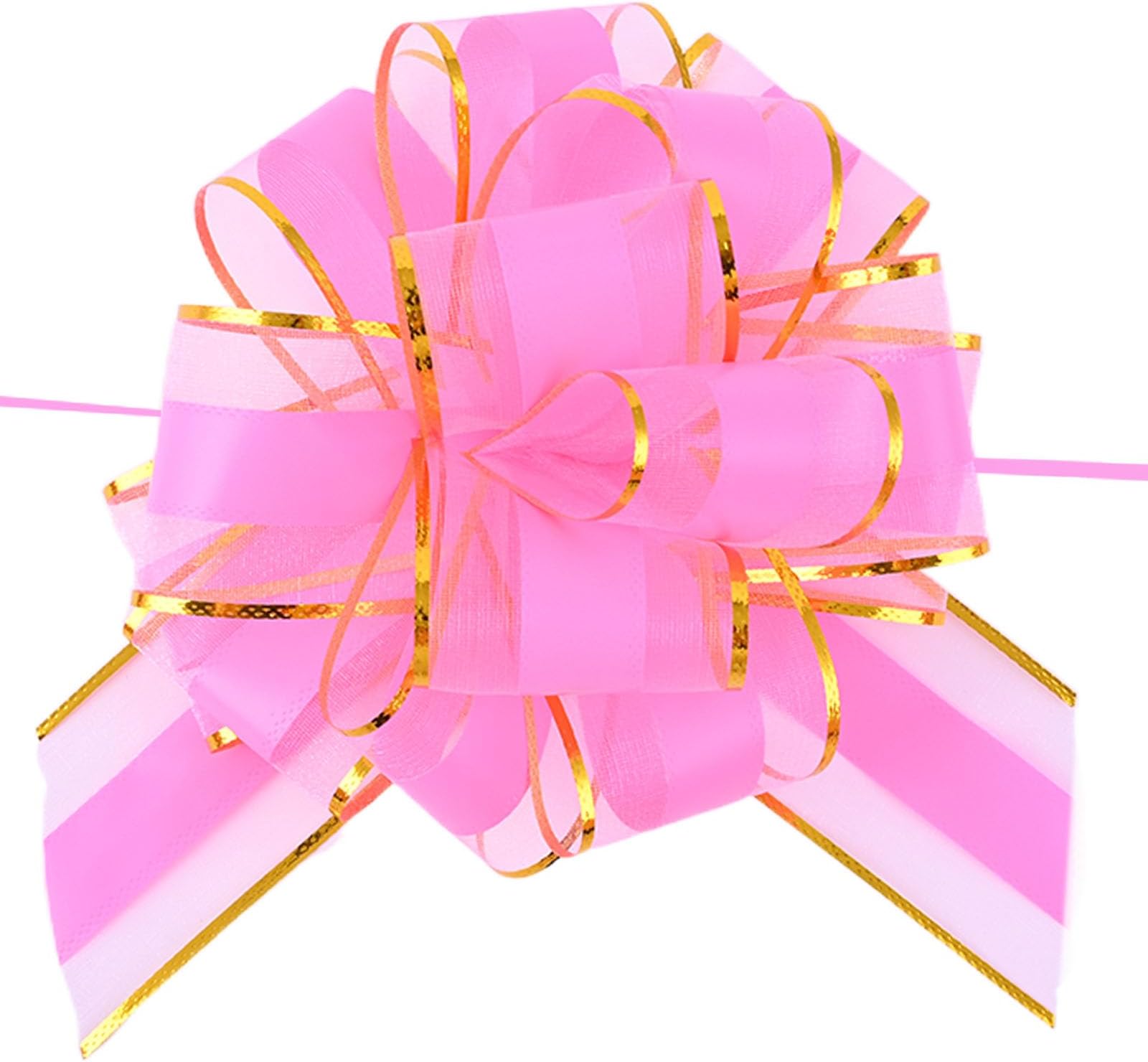 Amazon.com: 12 Pcs Large Pull Bow Wrapping Pull Bow Ribbon Pull Bows ...