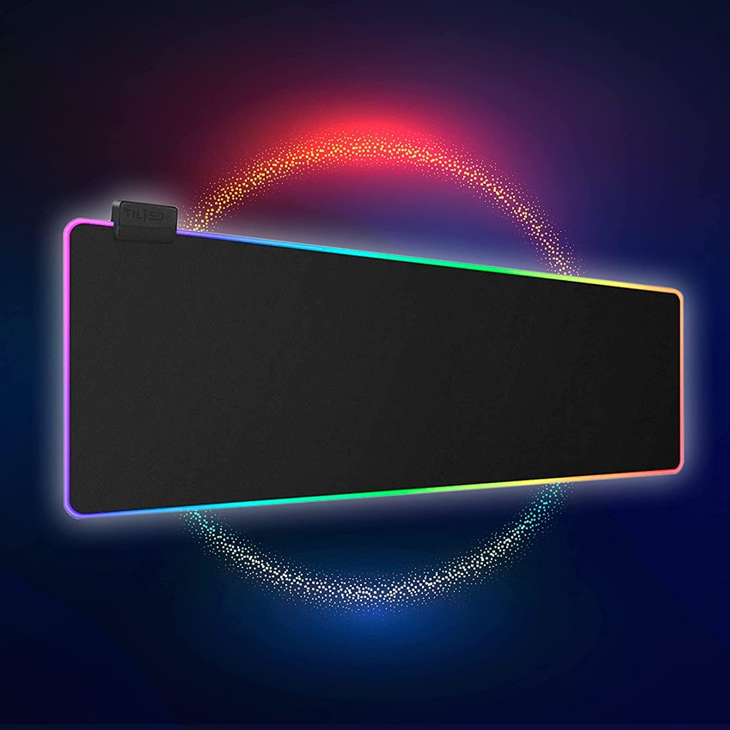 Alfombrilla para Mouse Gamer, RGB Alfombra de Ratón y Teclado con Luz LED Impermeable 30 * 80cm ...