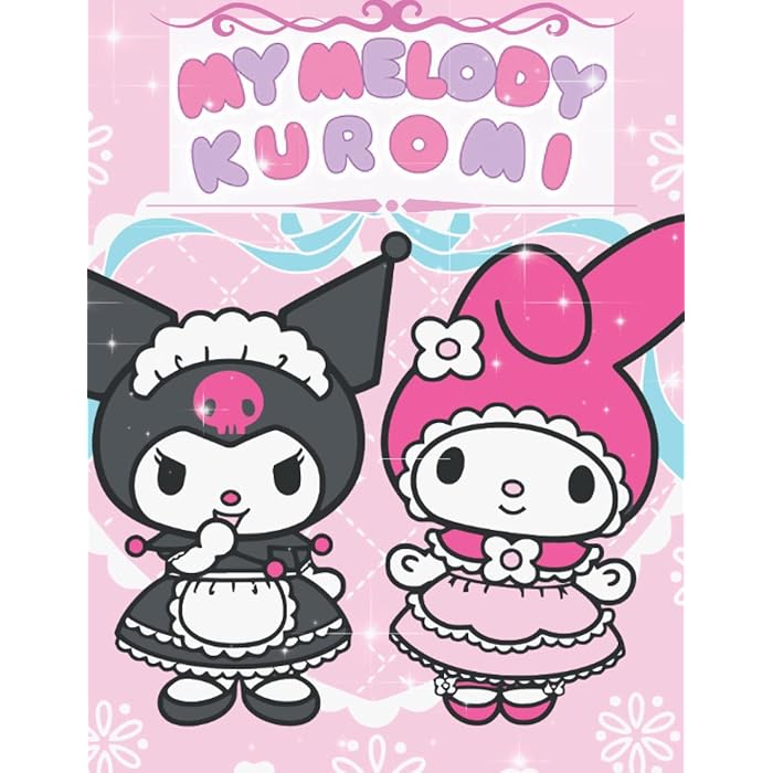 Buy My Mélody & Kúromi Coloring Book: A Fantastic My Mélody & Kúromi ...