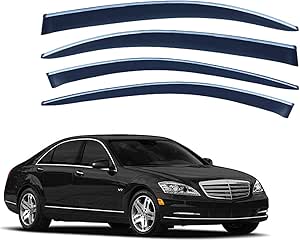 Amazon.com: HPJHBMDM 4 Pcs Rain Guards for Mercedes Benz S Class MK5 ...