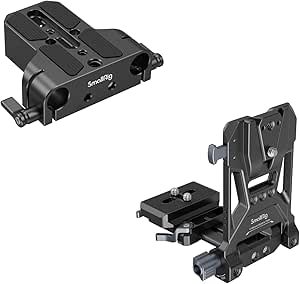 Amazon.com : SmallRig Camera Base Plate and V Mount Battery Plate ...