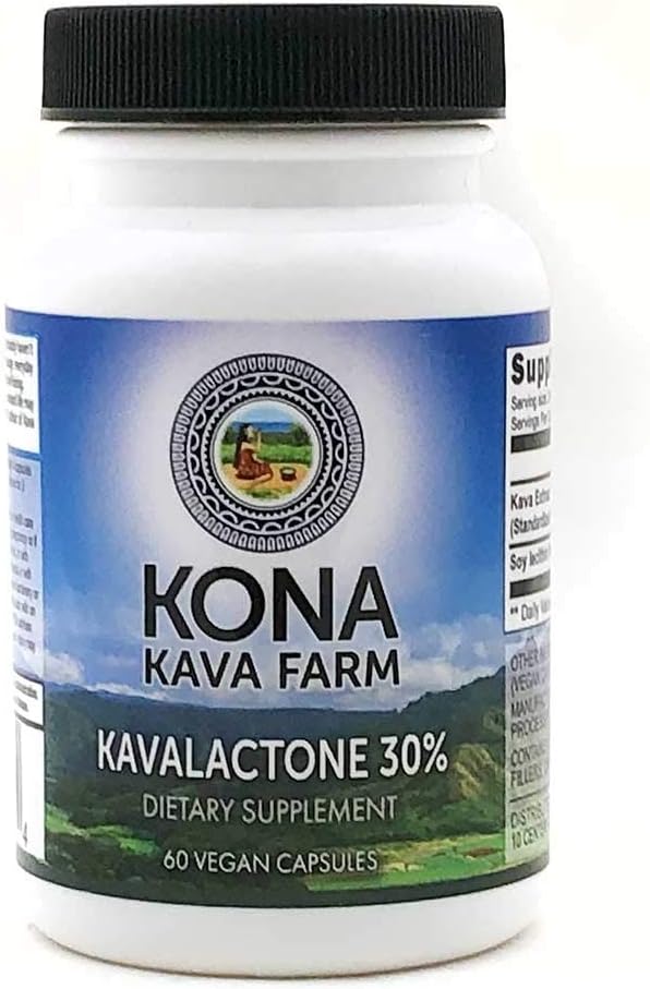 Amazon.com: Kona Kava Farm 30% Kavalactone Kava Extract Capsules (60 ...