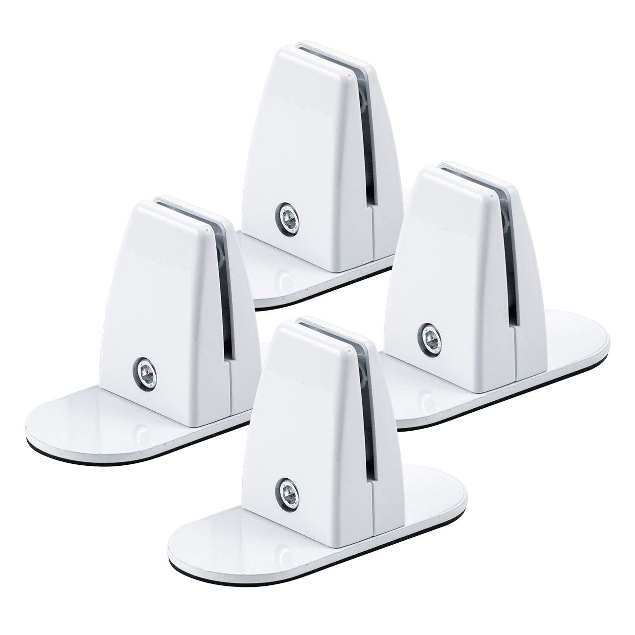 Amazon | イーサプライ パーテーションスタンド 4個入り パーティション 仕切り スタンド デスク 卓上 台座 ホルダー ホワイト EEX-PATH02X2 | パーティション・衝立 ...