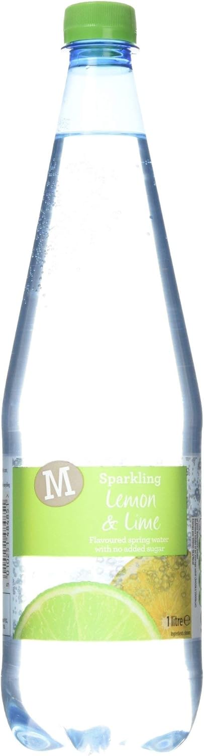 Morrisons Sparkling Lemon & Lime Water 1 Litre : Amazon.co.uk: Grocery