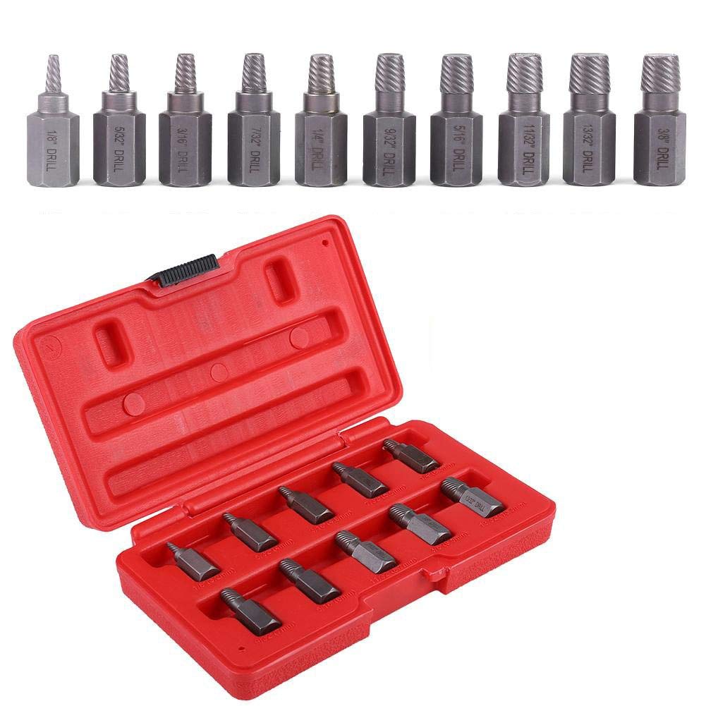 10Pcs Screw Extractor Screwdriver Bits Set, 3.2-10.3mm Hex Head Screw ...