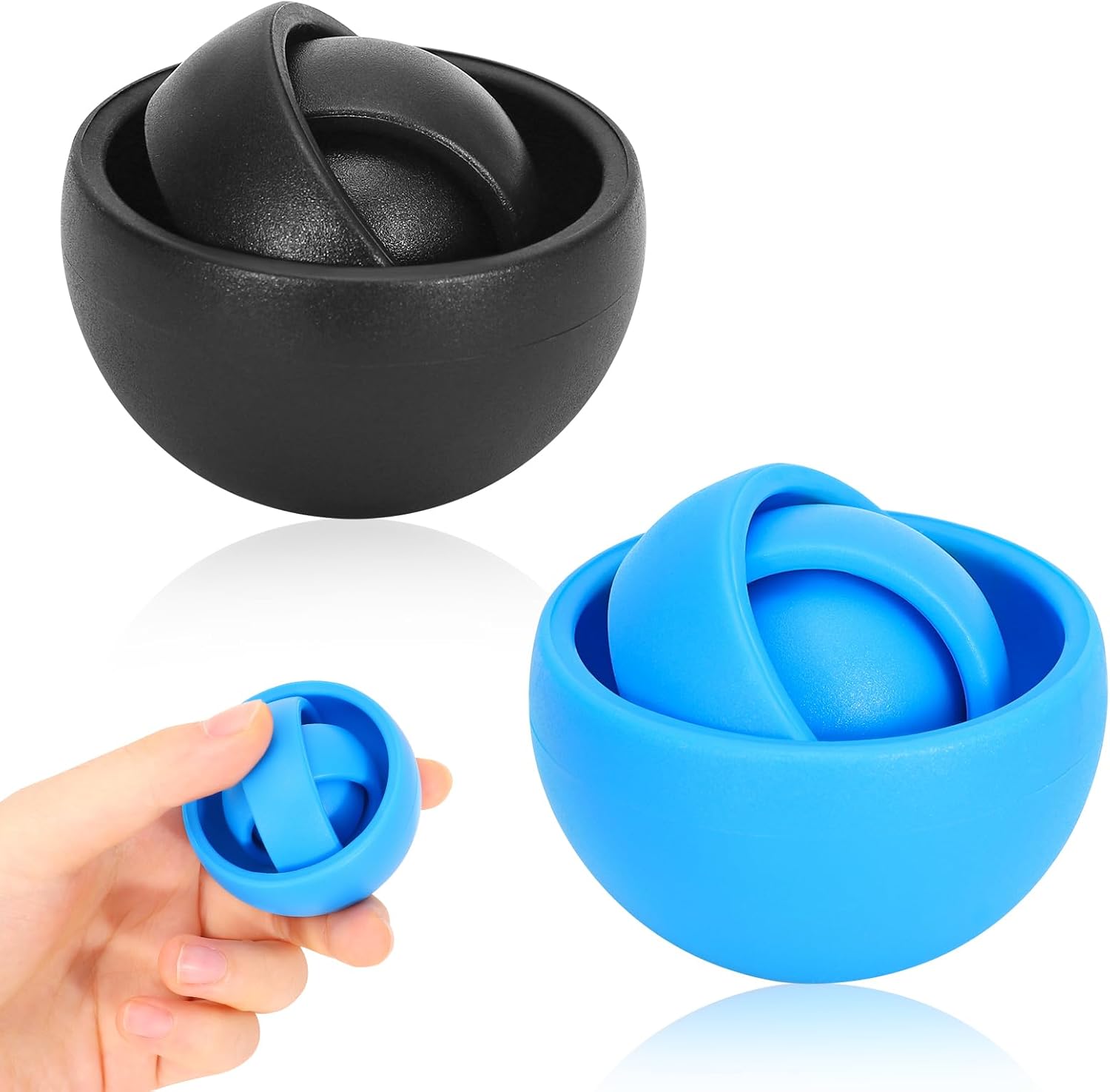 Amazon.com: Effacera 2 Pack Fidget Spinners for Kids Adults Fidget Toys ...