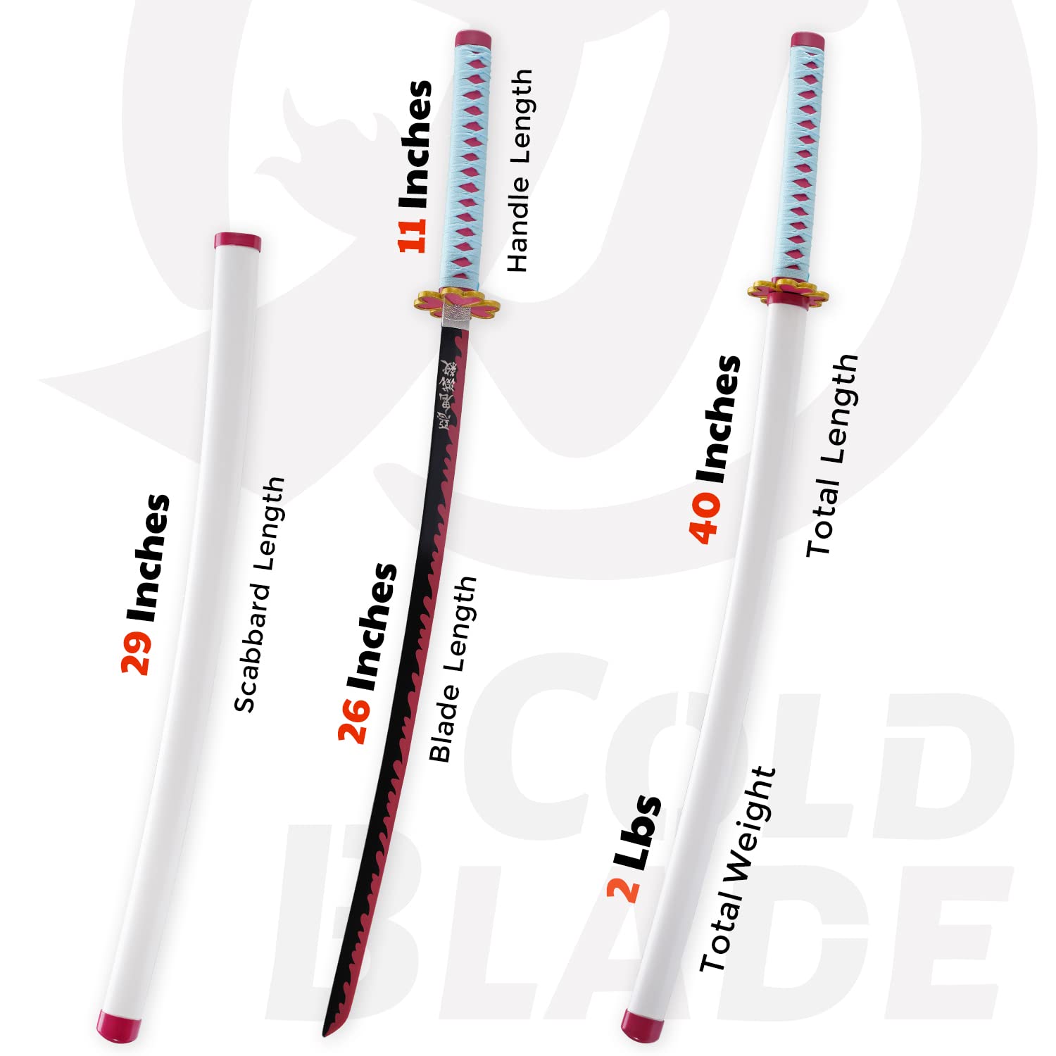 Snapklik.com : Carbon Steel Mitsuri Sword, Real Metal Cosplay Anime ...