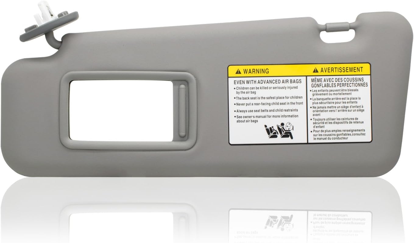 Amazon.com: GMC OEM New Interior Sun Visor Shade Left Driver, Grey ...