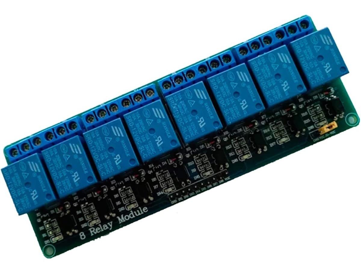 Modulo Relevadores Relay 8 Canales 12v : Amazon.com.mx