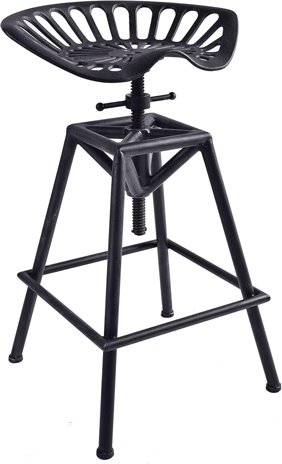 Amazon.com: LOKKHAN Cast Iron Tractor Seat Bar Stool-27.5''-33.4 ...