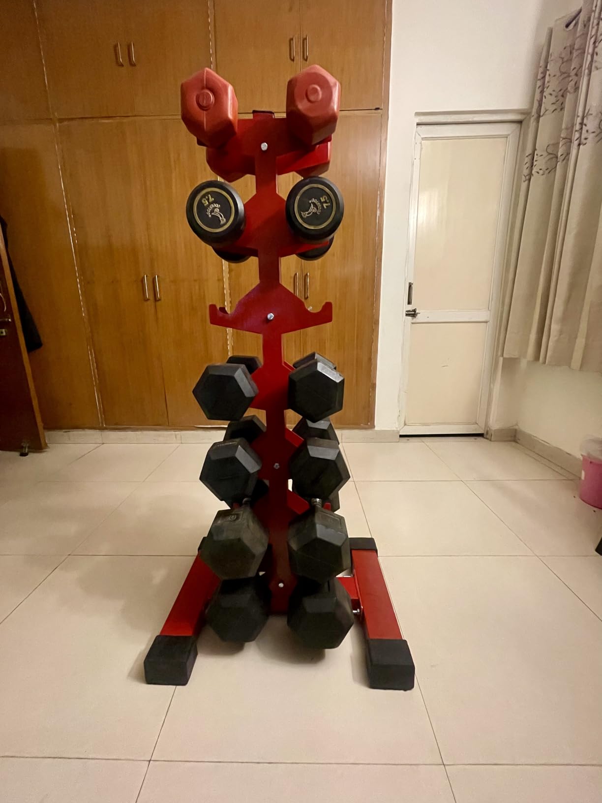 Gamma Fitness Laser Cut Dumbbell Rack For Home Gym Small or Commercial ...