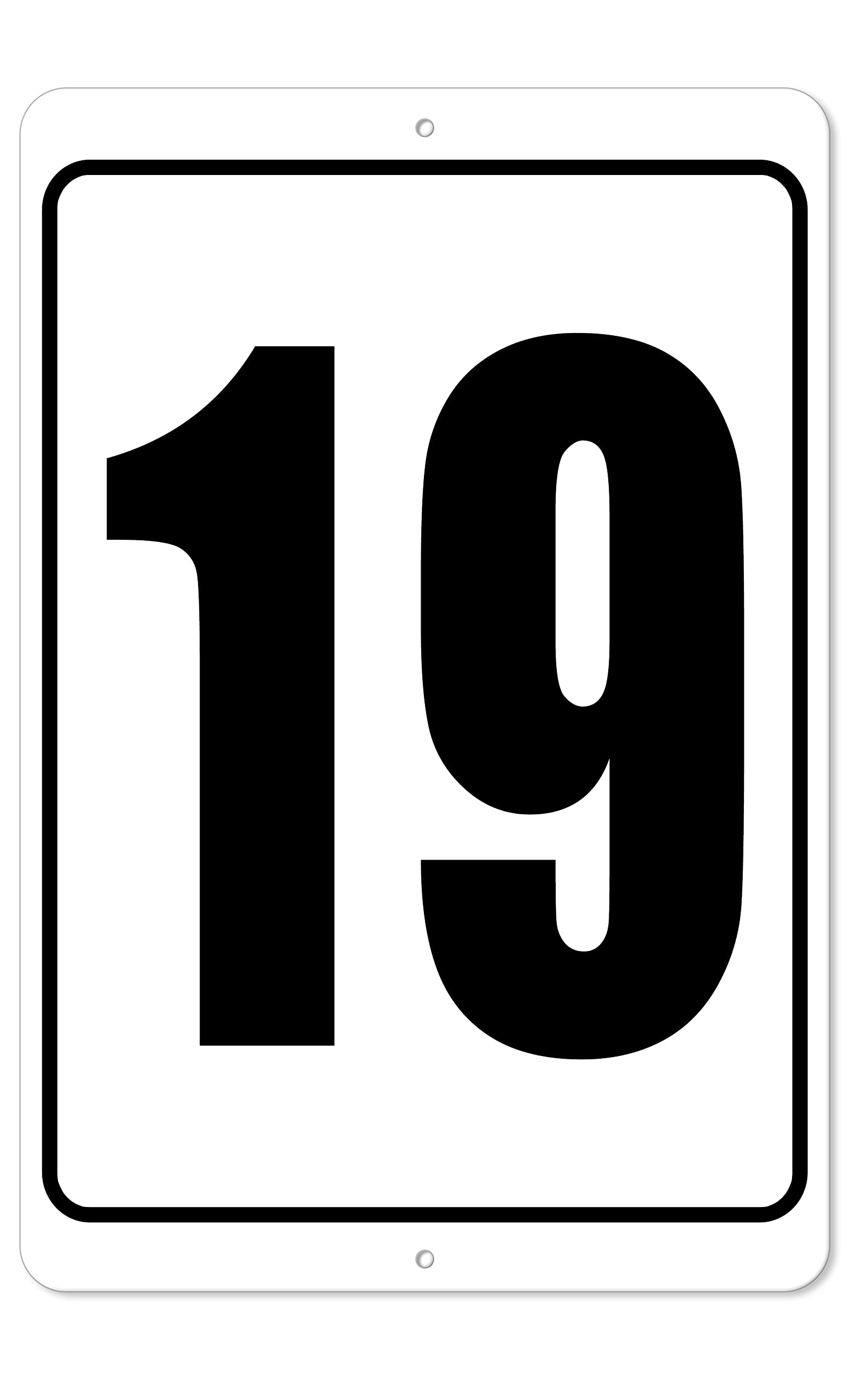 Number 19 Clipart