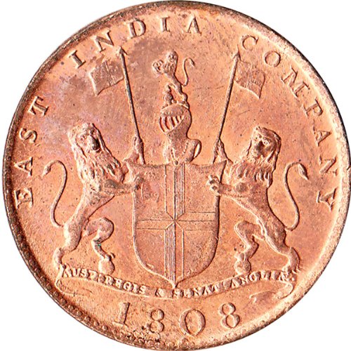1808 British India - Madras 10 Cash Coin KM#319 at Amazon's Collectible ...