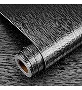 Amazon.com - YENHOME 24" X 118" Silver Brush Stainless Steel Contact ...