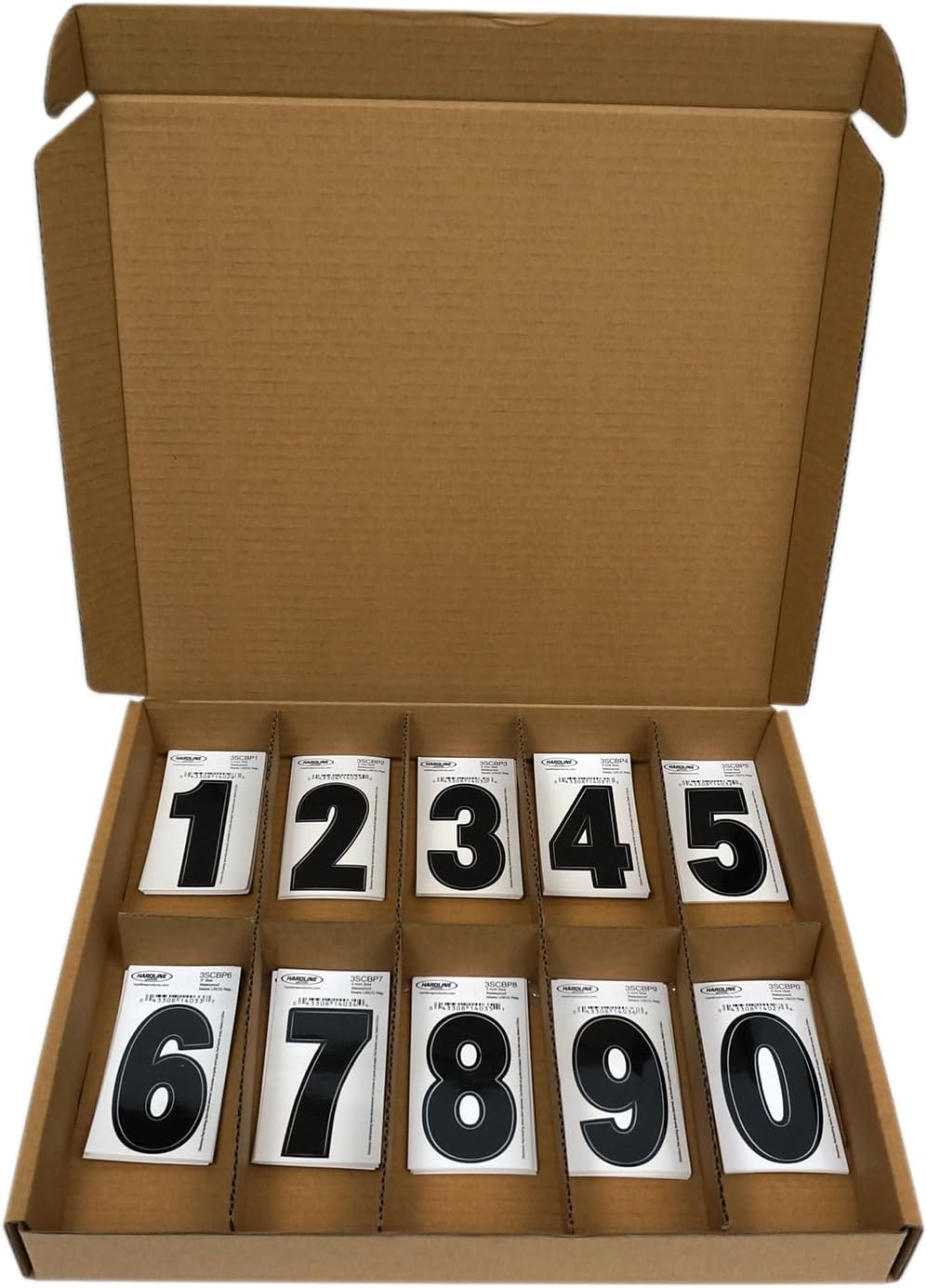 Amazon.com - Sign Numbering Vinyl Decal Kit - Total of 500 Decals ...