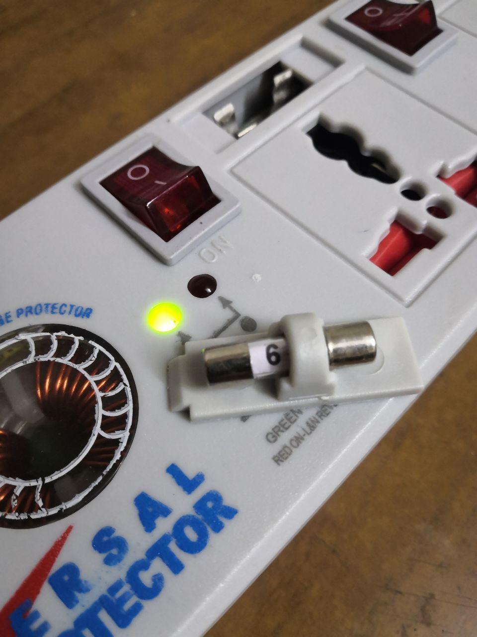 Amazon.in: Buy MX 6 Way Universal Spike Suppressor with Individual Fuse ...