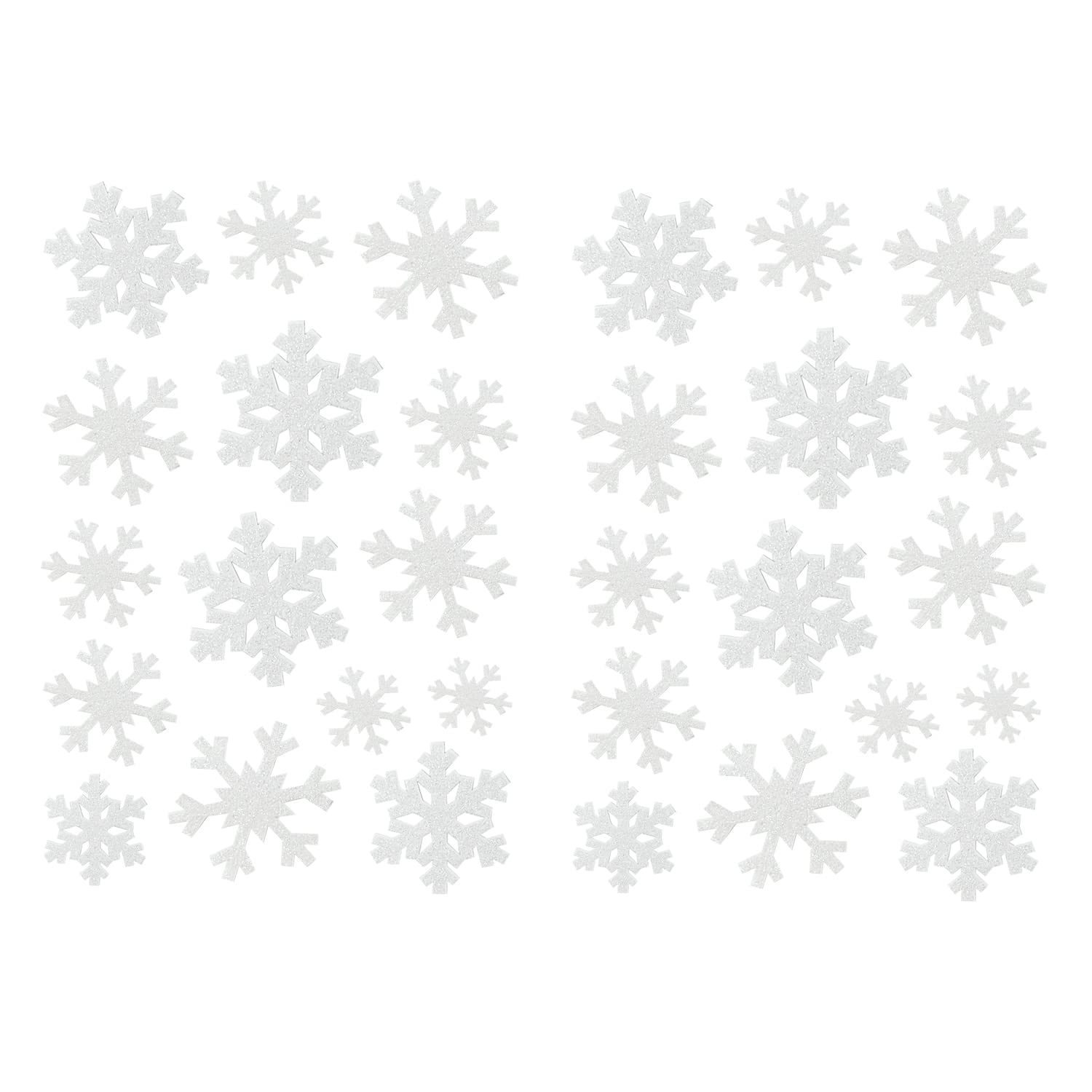 Oblique Unique® Snowflakes Snow Stickers Snow Crystal Stickers Pack of ...